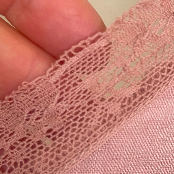 Reformation | Tops | Reformation Emmie Blush Pink Linen Cami Camisole ...